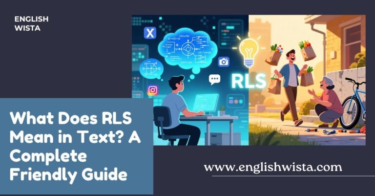What Does RLS Mean in Text? A Complete Friendly Guide - English Wista