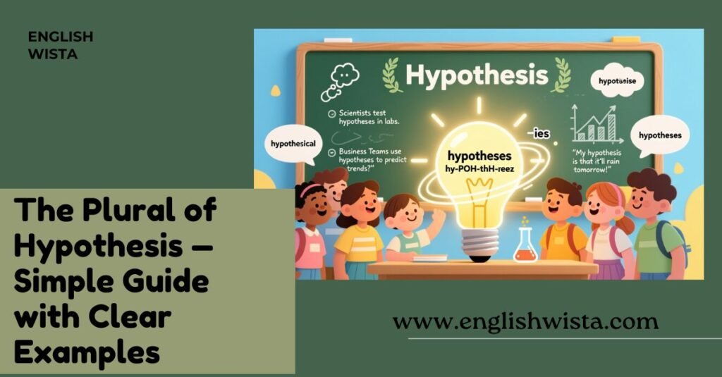 The Plural of Hypothesis — Simple Guide with Clear Examples - English Wista
