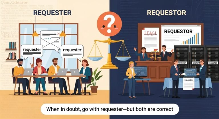 Requester or Requestor: Which One Should You Use? - English Wista